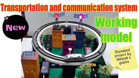 Transportation And Communication Working Model For Science Exhibition School Project