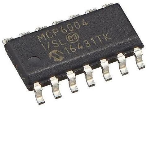 Mcp6004t I Sl Sop 14 Operational Amplifier Chip