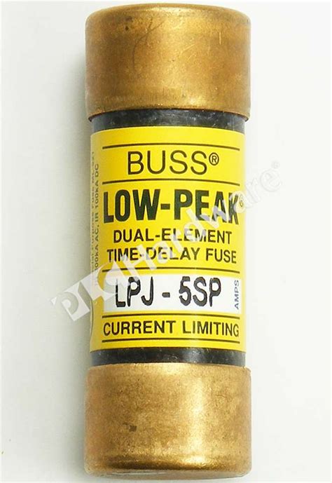 Buss Lpj 5sp Lpj Series Fuse Low Peak 5a 600v Ac 300v Dc Time Delay