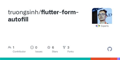 GitHub Truongsinh Flutter Form Autofill