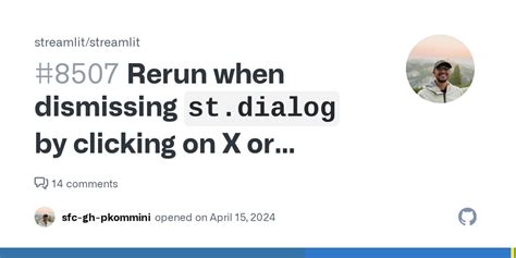 Rerun When Dismissing `stdialog` By Clicking On X Or Pressing Escape