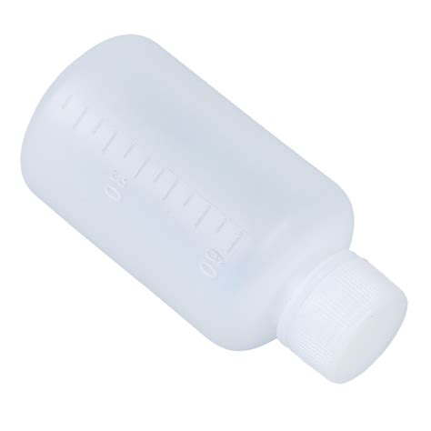 60ml Clear Plastic Cylinder Shaped Chemical Agent Grandado