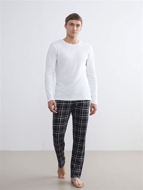Lc Waikiki Bas De Pyjama Pour Hommes Coupe Régulière À Carreaux W57211z8 Lqj Lc Waikiki