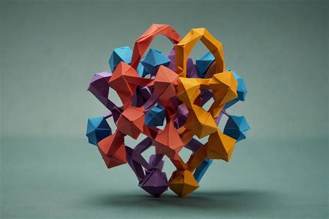 Origami Chemistry Stopmotion Art Of Elemental Bonding Premium Ai