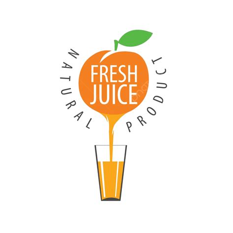 Logotipo De Bebida De Plantilla Premium De Jugo Fresco Vector Png De