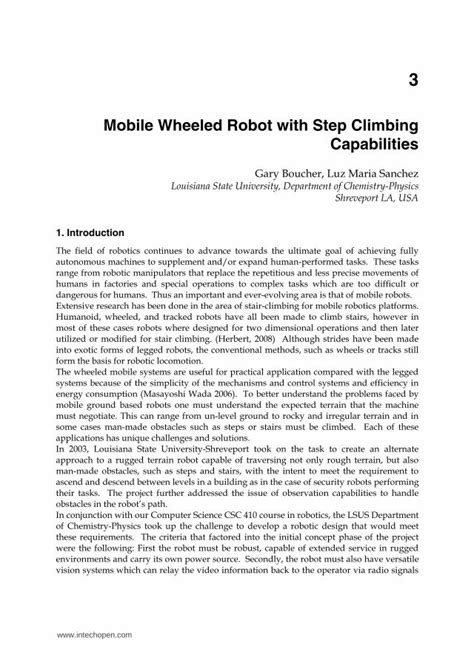 pdf mobile wheeled robot with step climbing capabilities€¦ · mobile