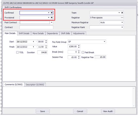 Allocating A Staff Member To A Shift View Rota