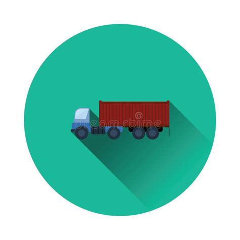 Container Truck Icon Stock Vector Illustration Of Carrier 142325298