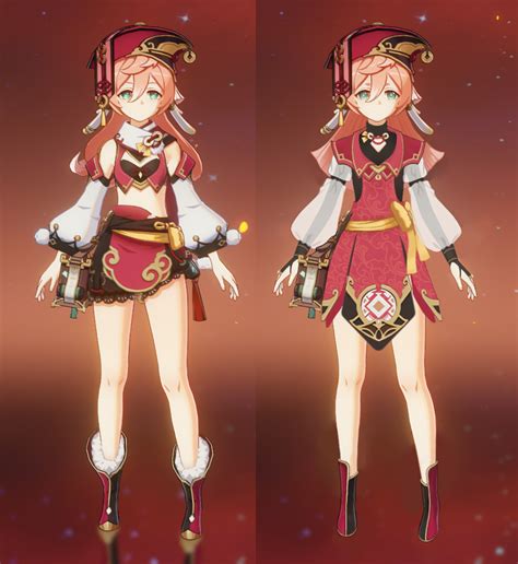 Небольшой редизайн Янь Фэй Genshin Impact Hoyolab