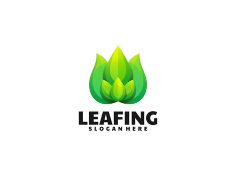 Leaf Gradient Logo Graphic By Artnivorastd · Creative Fabrica