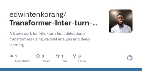 Github Edwintenkorangtransformer Inter Turn Fault Detection A