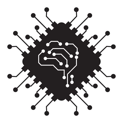 Artificial Intelligence Flat Icon Elements For Business Ai Symbol Concept 24805272 Vector Art At