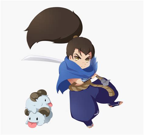 Yasuo Protecting Poros Yasuo Cute Hd Png Download Kindpng