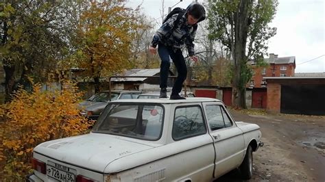 Прыжок на тачке Youtube