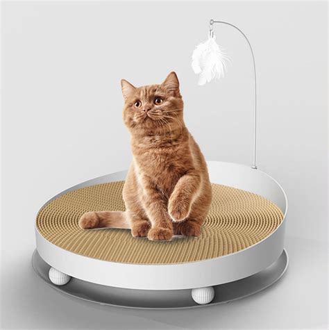 Когтеточка для кошки картонная, круглая, лежанка. Когтедралка кошачья ...