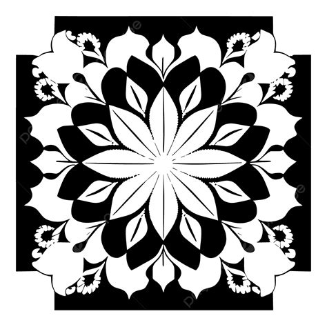꽃 만다라 패턴으로 아름다운 균형 잡힌 디자인 만들기 벡터 아름다운 만들기 균형 잡힌 디자인 꽃 만다라 패턴 Png