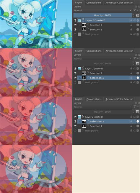 How Do I Combine Selection Masks General Questions Krita Artists