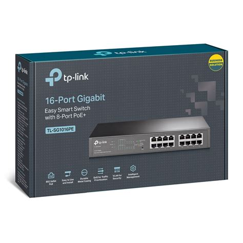 TP LINK TL-SG1016PE| SWITCH 16 PUERTOS SMART POE
