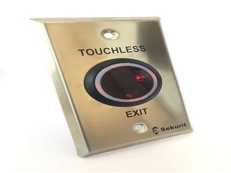 SekurityXchange Sekurit Vdc Touchless Exit Button Sek NT Metal Ss Body For ACCESS