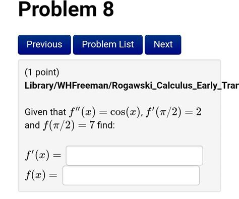 solved given that f x cos x f pi 2 2 and f pi 2