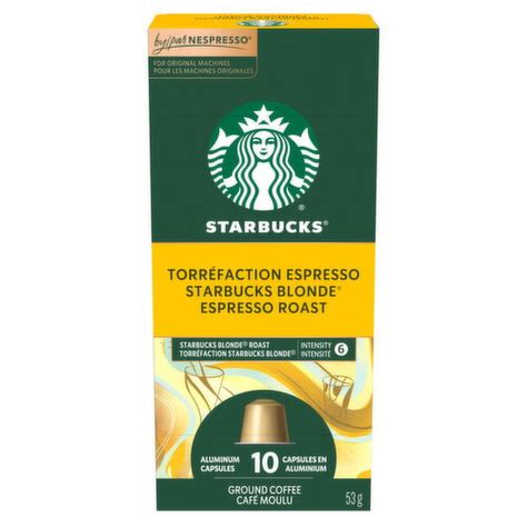 Starbucks Blonde Espresso Capsules By Nespresso Save On Foods