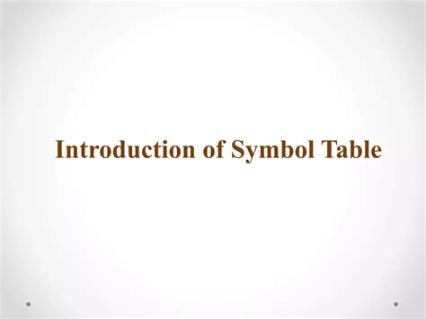 Compiler And Symbol Table PPTX Programming Languages Computing
