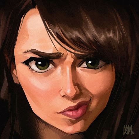 Artstation Close Up Cameron Mark Digital Portrait Art Digital