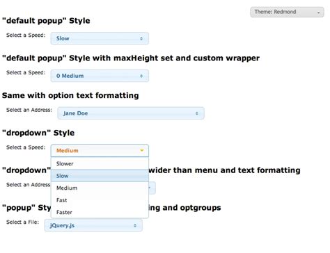 Jquery Ui Selectmenu 超越原生下拉メニューのユーザー体験 Itチュートリアル
