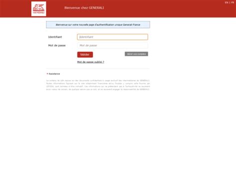 Bienvenue Au Leageneralifr Page Generali Lea Login
