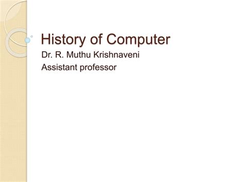 Fundamentals Of Computer PPTX Fundamentals Of Computer PPTX