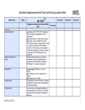 Graphical User Interface Testing Checklist Infoupdate Org