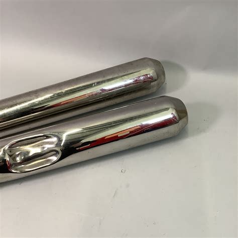 Pair Of Stainless Steel Mufflers Bobs Motorcycles Jessup Md