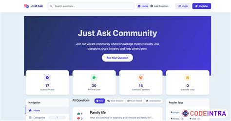 Just Ask Answer Question Platform Php Script Codeintra