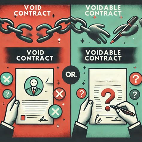 difference between void and voidable contract meaning features and more