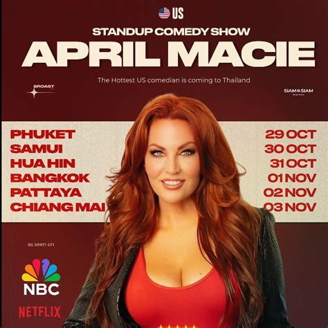 Megatix April Macie In Chiang Mai Not Special Comedy Tour