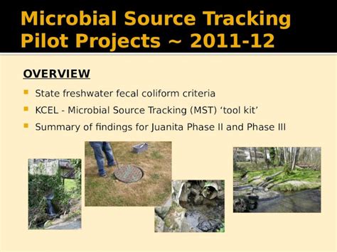 Pptx State Freshwater Fecal Coliform Criteria Kcel Microbial Source