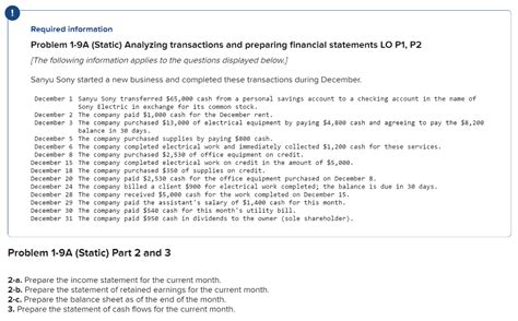 solved problem 1 9a static analyzing transactions and