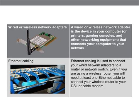 Setting Up A Network PPTX Computer Networking Computing