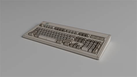 Ibm M Keyboard Model TurboSquid
