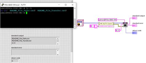 labssh for putty connection ni community