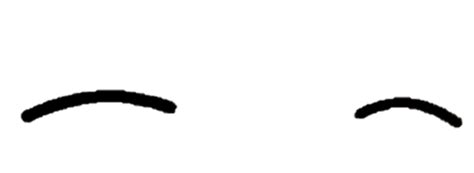 Gacha Eyebrows Transparent Background