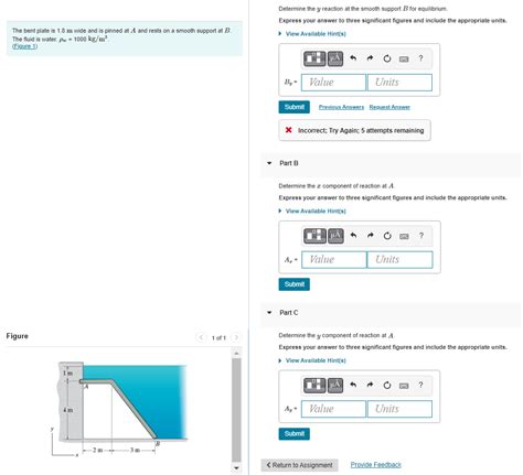 Solved Part A Determine The Y Reaction At The Smooth