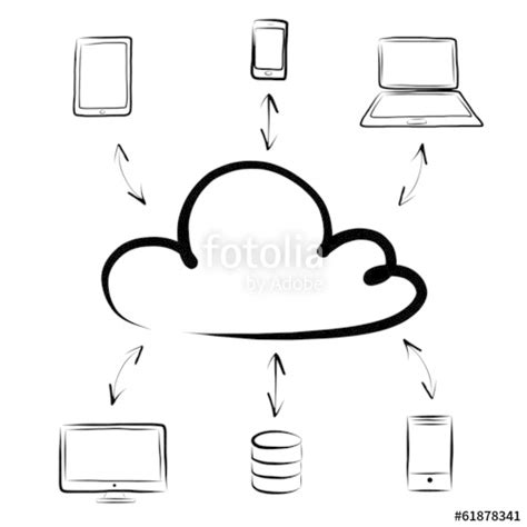 Cloud Computing Drawing At Explore Collection Of Cloud Computing Drawing