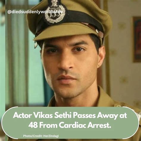 Rip Vikas Sethi Tv Actor Vikas Sethi Passed Away Due To Cardiac