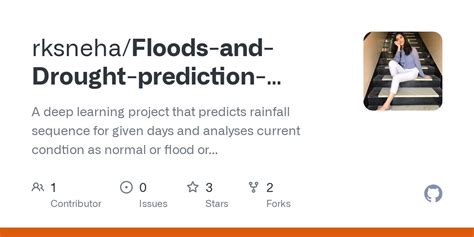 github rksneha floods and drought prediction using lstm a deep