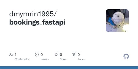 GitHub Dmymrin Bookings Fastapi