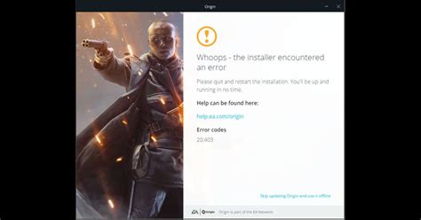 Origin Error Code 20403 How To Fix Viraltalky