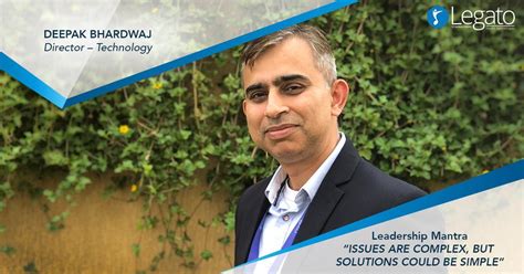 legato health technologies on linkedin meet deepak bhardwaj