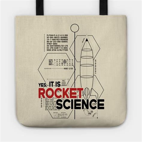 Rocket Science Tote Bag Perfect T For Aerospace Scientists