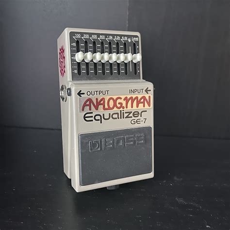 Boss Ge 7 Equalizer Analogman Mod Reverb